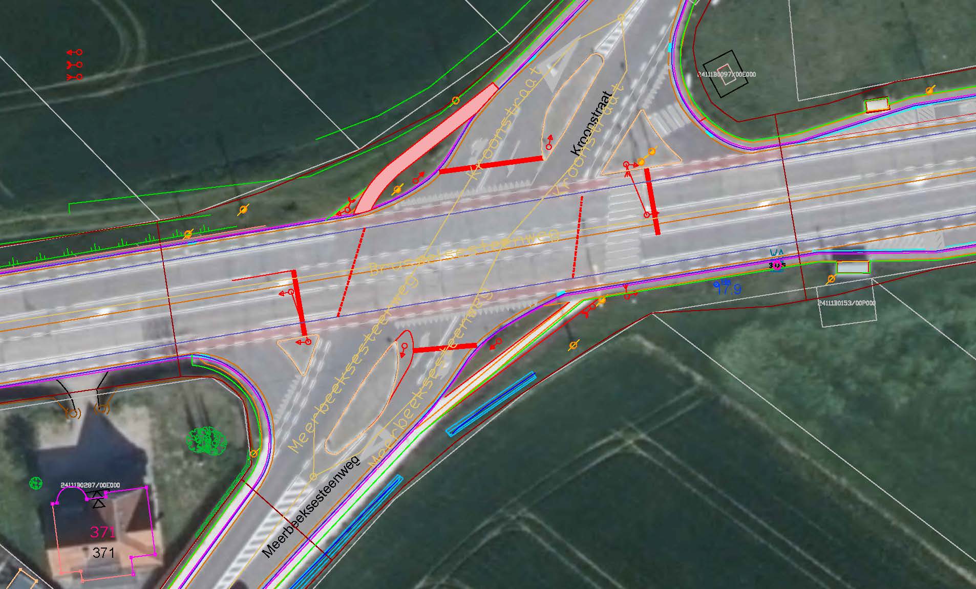 Aanpassingen aan kruispunten Brusselsesteenweg voor veiliger en vlotter verkeer | Wegen en verkeer